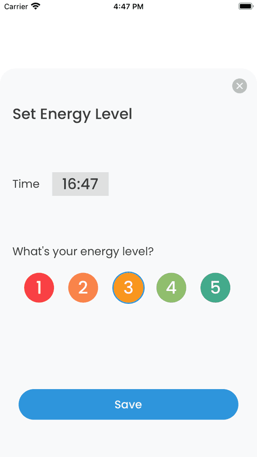 Energy Level Tracker